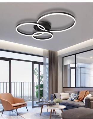 China Circle lamp living room lamp new modern simple atmosphere of Guangdong Zhongshan lamps bedroom living room ceiling lamp for sale