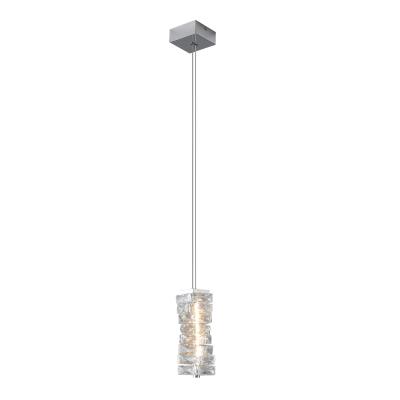 China Nieuwe kristallen kroonluchter nachtlamp licht luxe warme slaapkamer moderne kleine lange hangende lijn restaurant bar lamp Te koop