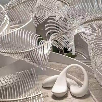 China Control Mode Remote Control LED Chandelier For Villa Staircase And Club KTV for sale