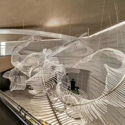 China Control Mode Remote Control LED Chandelier For Villa Staircase And Club KTV for sale