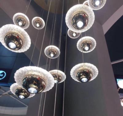 중국 창의적인 비행 접시 장식 침실 침대 옆 LED 밸런트 램프 현대 금 식당 바 LED 밸런트 라이트 판매용