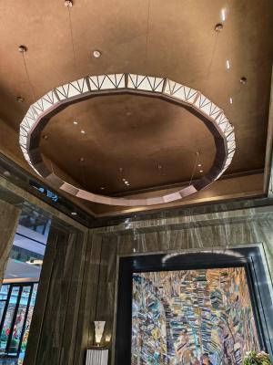 China Modern Island Living Room Stainless Steel Crystal Chandelier Lighting Fixtures Remote Control LED High Brightness 3-Year for sale