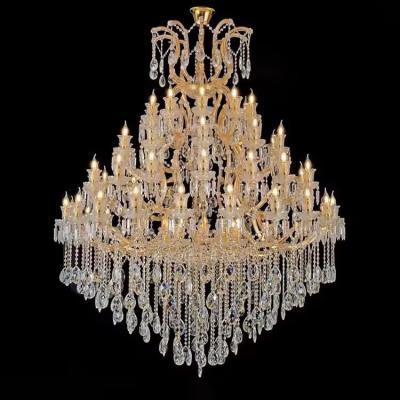 China Luxury Crystal Candlestick Chandelier Classic LED E14 Light For Private Yacht Exclusive Club for sale