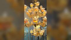 Ball Horizontal Oval Stone Alabaster Restaurant Pendant Light Staircase Creative