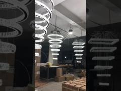 Villa Hotel Customized Crystal Chandelier Pendant Light