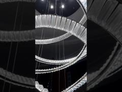 イタリア 軽量 贅沢 ミニマリスト クリスタル チェンデリア 展示会館 デザイン 芸術 モデリング エンジニアリング チェンデリア