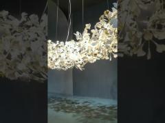 De grote Reusachtige Reusachtige Aangepaste Tegenhangerlamp 9500lm prefabriceerde de Lichten van het de Tegenhangerplafond van de Villaluxe