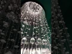 Glass Flower Ceiling Light