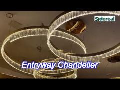 transparent pmma acrylic lampshade led chandelier rust resistant