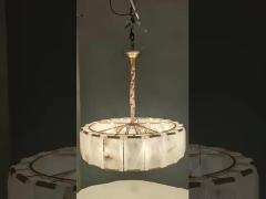 Todo de cobre luz lujo mármol natural creativo nuevo modelo chino sala de estar comedor lámpara circular