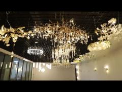 Licht van de G995lm/w het Moderne Crystal Chandelier Glass Water Drop Tegenhanger