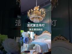 European Courts High End Luxury Crystal Candle Chandelier Dazzling Lighting