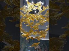 Professionele binnenversiering Kristallenlamp String Moderne Luxe Huwelijksversiering Plafondlicht