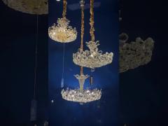 Égyptien style italien lumière luxe lustre de cristal salon haut de gamme villa hôtel restaurant Pengdant lumière