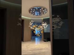 Modern Light Luxury Staircase Long Pendant Lamp 5KG Weight AC 110-240V Input Voltage Duplex Loft Des