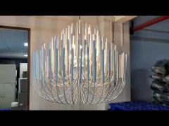Modern Loft Duplex Appartement Villa Hoog plafond kandelaar voor thuis slaapkamer woonkamer hotel PE Roto-molding
