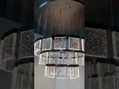 Soft Brightness Colorful Glass Disc Pendant Lights E14 AC 110 - 250V