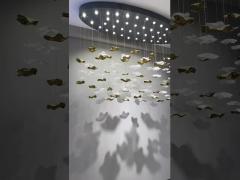 Op maat gemaakte, creatieve glazen kandelaars Helder of kleurrijk LED-lamp