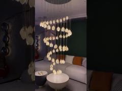 OEM van de het Plafond Licht Zacht Helderheid van de Flintglasbloem de Slijtagebewijs
