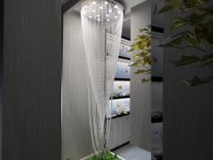 Non-standard Project Chandelier Hotel Sales Department Sandpan Lobby Light Luxury Tea Acrylic Lighti