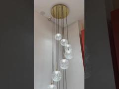 Custom Hotel Lobby Shopping Mall Gallery Creative Art Globe Design Bronze Luxury Modern Glass Globe