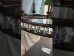 Creative Flying Saucer Decoration Bedroom Bedside LED Pendant Lamp Modern Gold Dining Room bar LED P