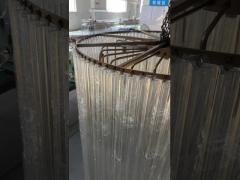 Wedding decoration Stainless steel tube chandelier can be customized contemporary hotel