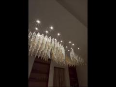 Crystal Chandelier Decoration Corridor Aisle Dining Room Ceiling Lights Hallway Stairwell