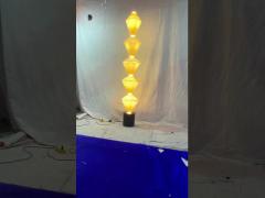 Luxury Leaf Crystal Glass Light Simple Hanging for Living Room