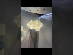 Restaurant Home Decor Alabaster Chandelier Luminaire Modern Luxury Brass Hanging Pendant Light