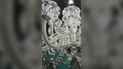 Custom Modern Leaf Glass Pendant Lights Villa Hotel Lobby Project Texture Twisted