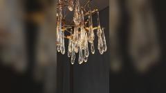 Crystal E14 Chandelier: Brighten 10m2