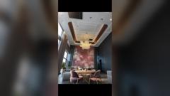 Champagne Gold High End Artistic Chandeliers For Art Exhibitions