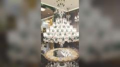 Custom Glass Chandeliers For High Ceilings
