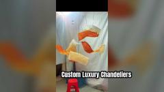 Creative Brass High Ceilings Chandeliers Long Chandeliers For High Ceilings