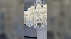 Lamp  Crown Crystal Lamp Bright Living Room Dining Room Villa Hotel Crystal Chandelier