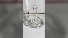 Metal Modern Pendant Chandelier Lights For Ceiling / Wall Mounted Installation