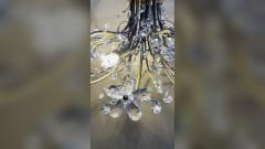Eco  OEM Tree Branch Crystal Chandelier High End Pendant Lights 15 To 30m2