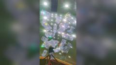 Nordic Creative Ice Block Chandelier Luxury Crystal Chandelier Lamps