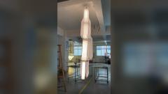 Luxury Home Decor Wall Lamp Modern Classic Golden Custom LED Light Crystal Chandeliers