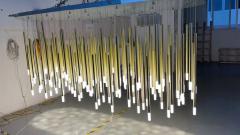 Hanging Crystal Modern Lamp Ceiling Deco West Art Drop Light Stained Lights Lighting Elm Fixtures Gl