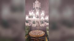 LED  E14 Ceiling Crystal Candle Chandelier Lamp Waterproof Dirt Resistant