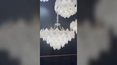 Modern  Ceiling Mounted Crystal Chandelier Stylish And Luxurious For Home Decoration