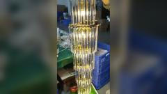 Luxury Crystal Chandelier Staircase Lighting