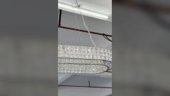 Handmade Glass Chandelier Bronze Modern Retro Dining Room