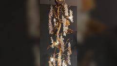 Brass Alabaster Chandelier Luxury Lighting