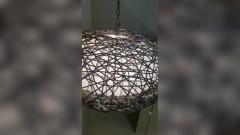Customized Ocean Theme Fish Lamp Ceiling Chandelier Art Galleries Assembly Hall