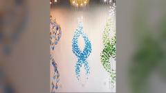 ransparent Gold Side Leaf Shape Luxury Glass Ceiling Chandelier Glass Parts for Chandelier