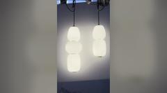 Customized Nordic restaurant chandeliers, industrial style, commercial hotels, shops, hot pot, cloth