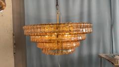 Custom Hotel Reception Crystal Chandelier Large Gold Luxury Lighting Spanish Marble